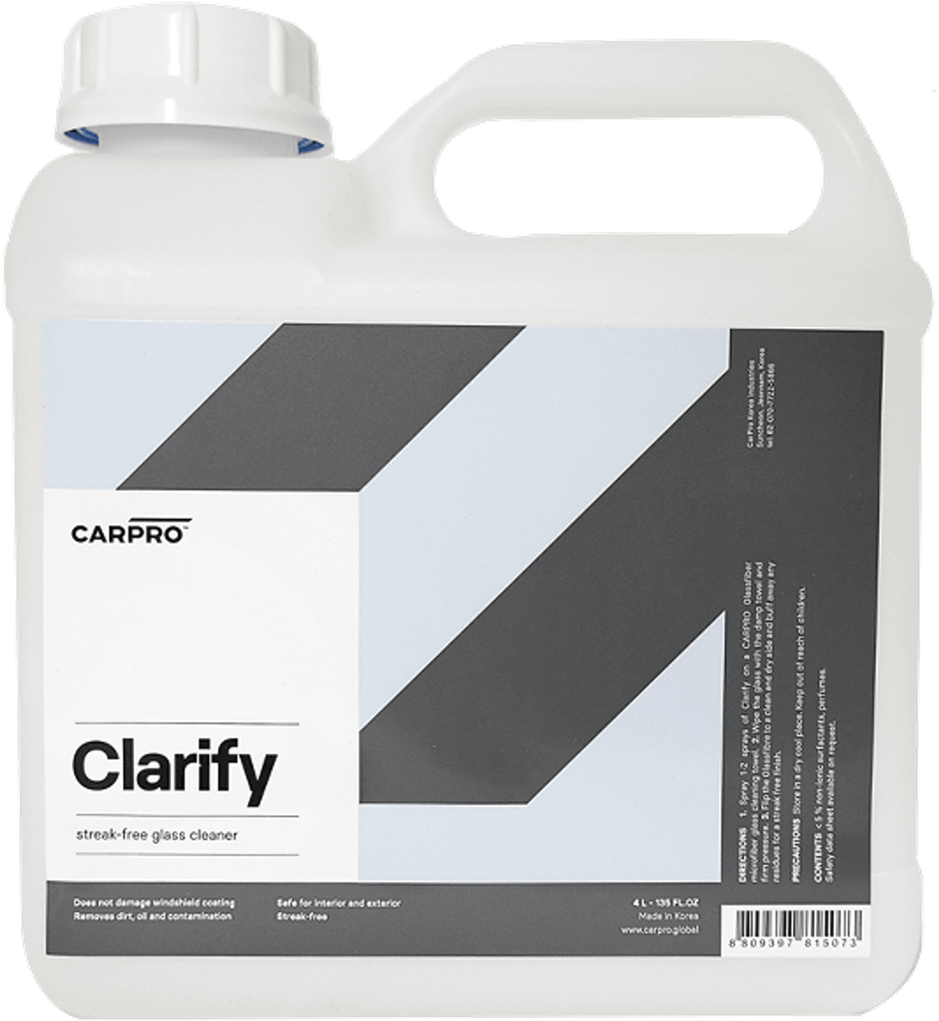 Acquistare CarPro Clarify Glass Cleaner - 4lt? - CROP