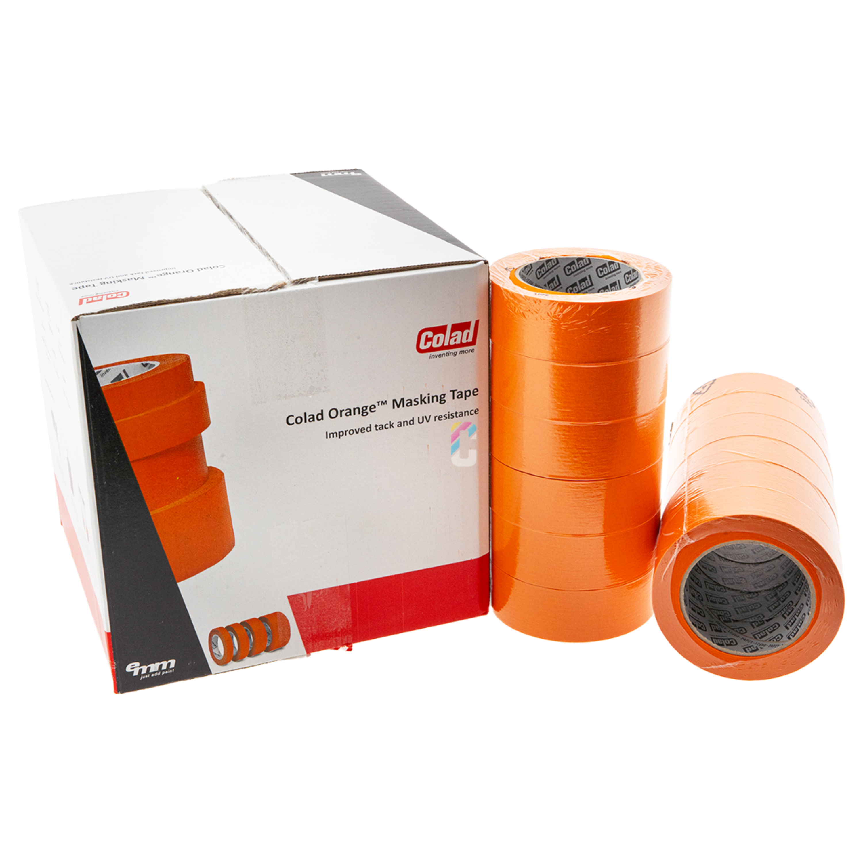 ¿Comprar COLAD masking Tape UV Cinta de Enmascarar NARANJA 38 mm x 50 ...