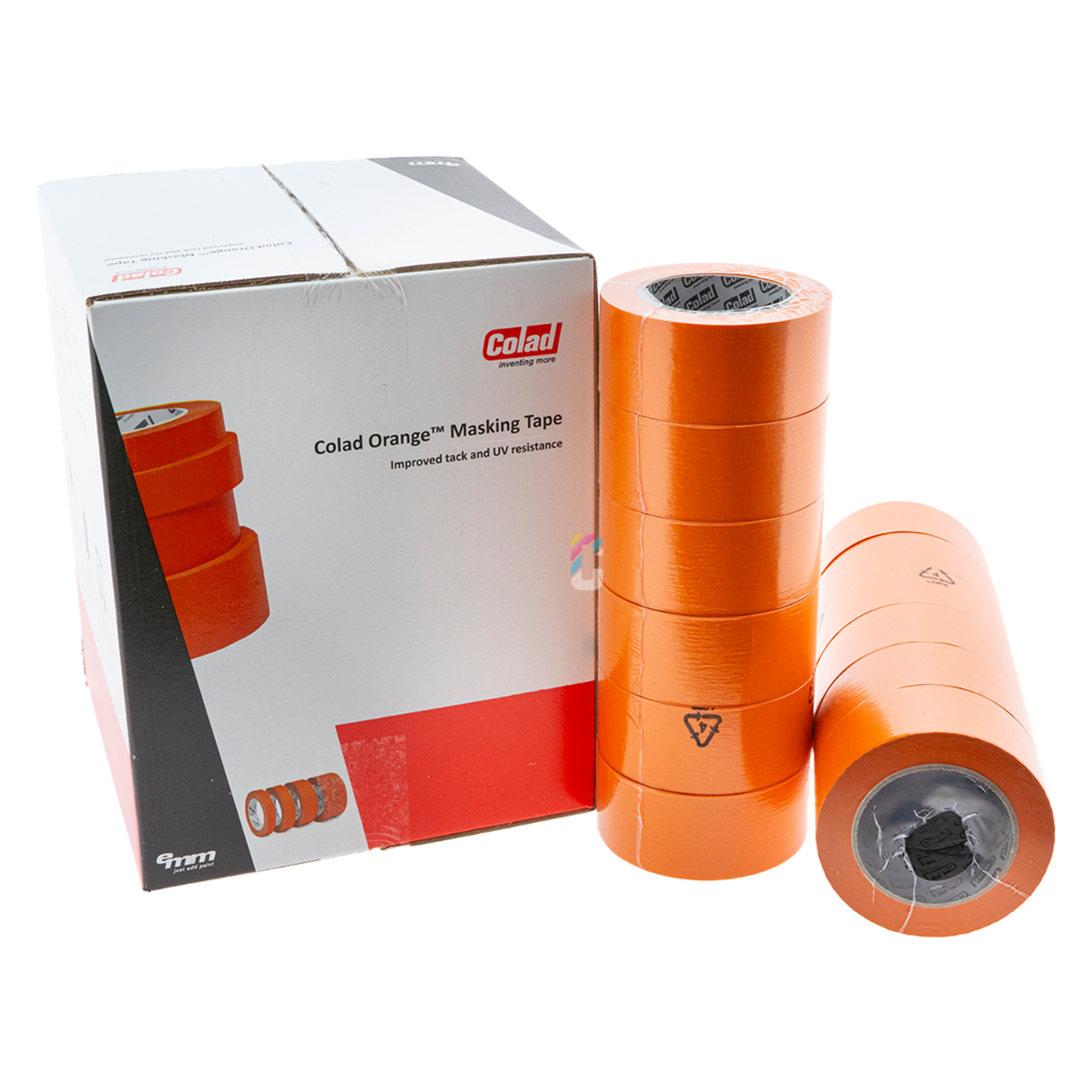 ¿Comprar COLAD Masking Tape UV Cinta de enmascarar NARANJA 50 mm x 50 ...