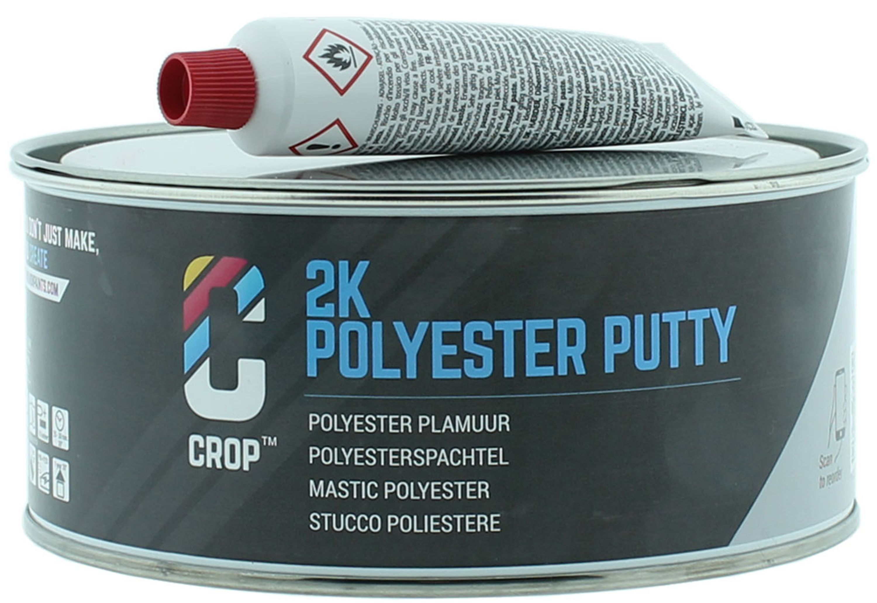 Buy CROP 2K Polyester Putty 750ml + Hardener? - CROP