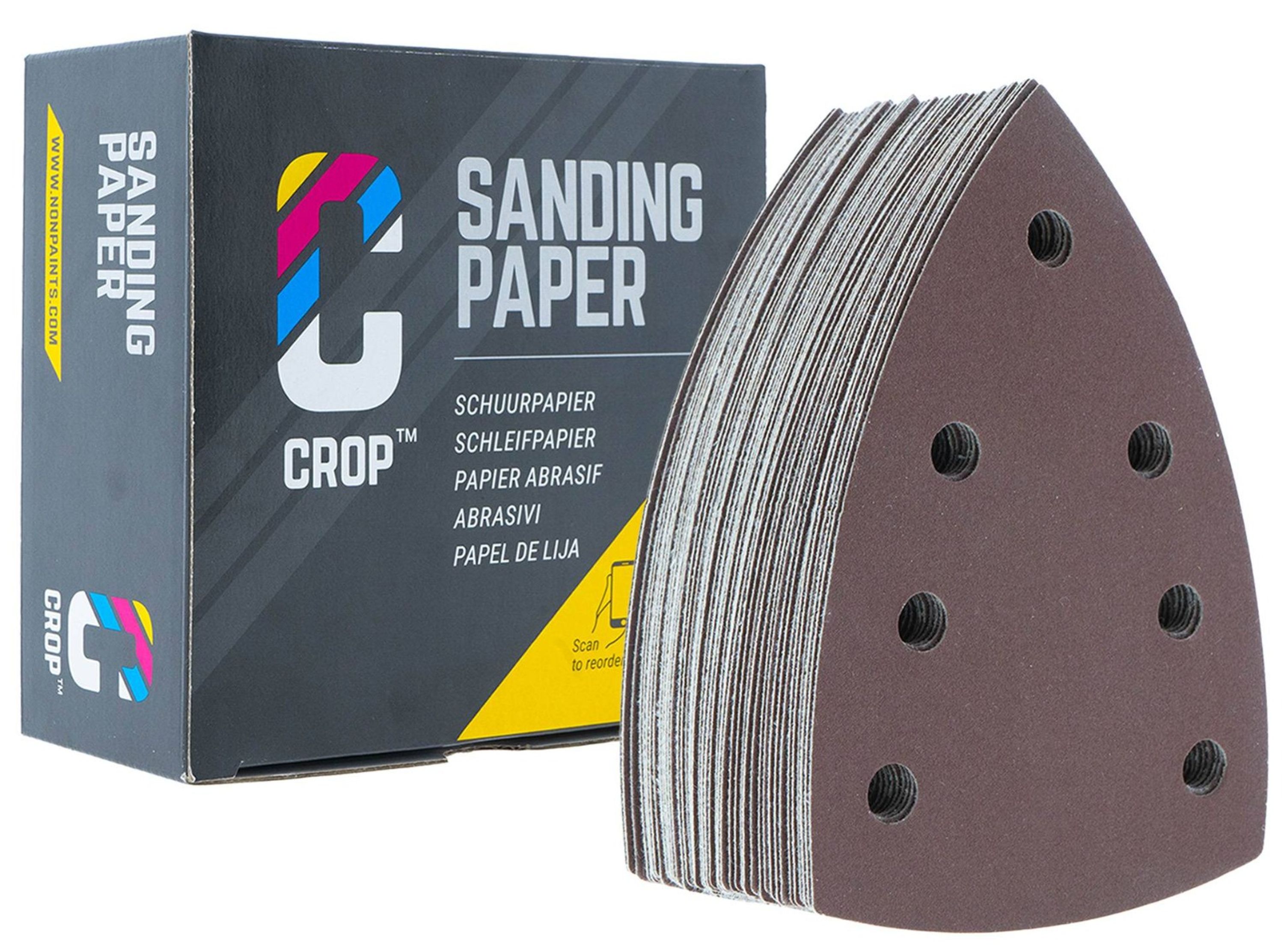 Buy CROP Delta Sandpaper 100x145mm grit 320 - 50 pieces? - CROP