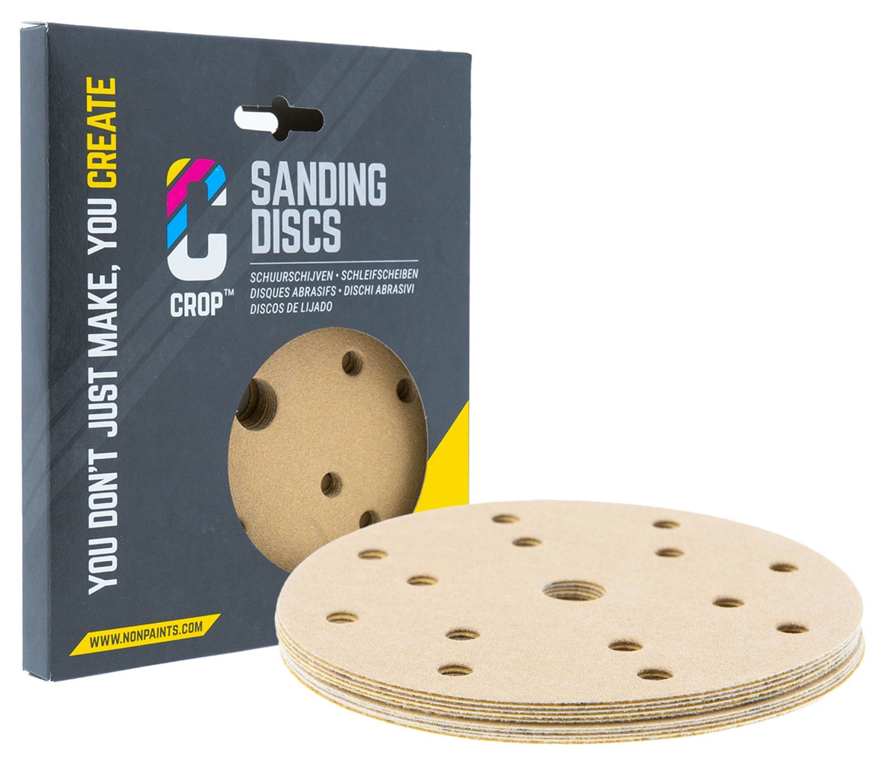 Buy CROP Gold Sanding Disc 150mm grit 1200 - 10 pieces? - CROP