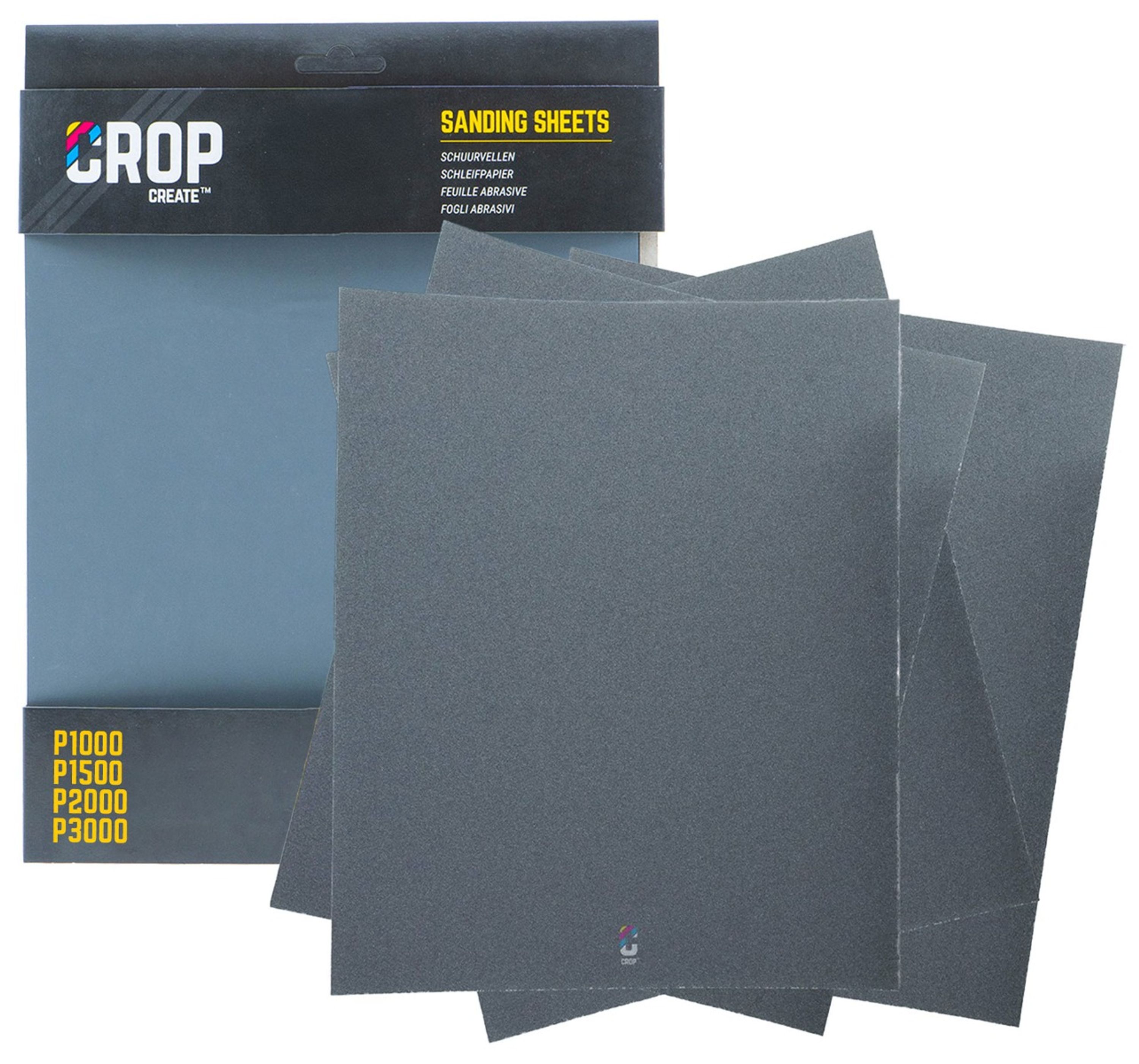 Buy CROP Waterproof Sandpaper Set - P1000 + P1500 + P2000 + P3000? - CROP