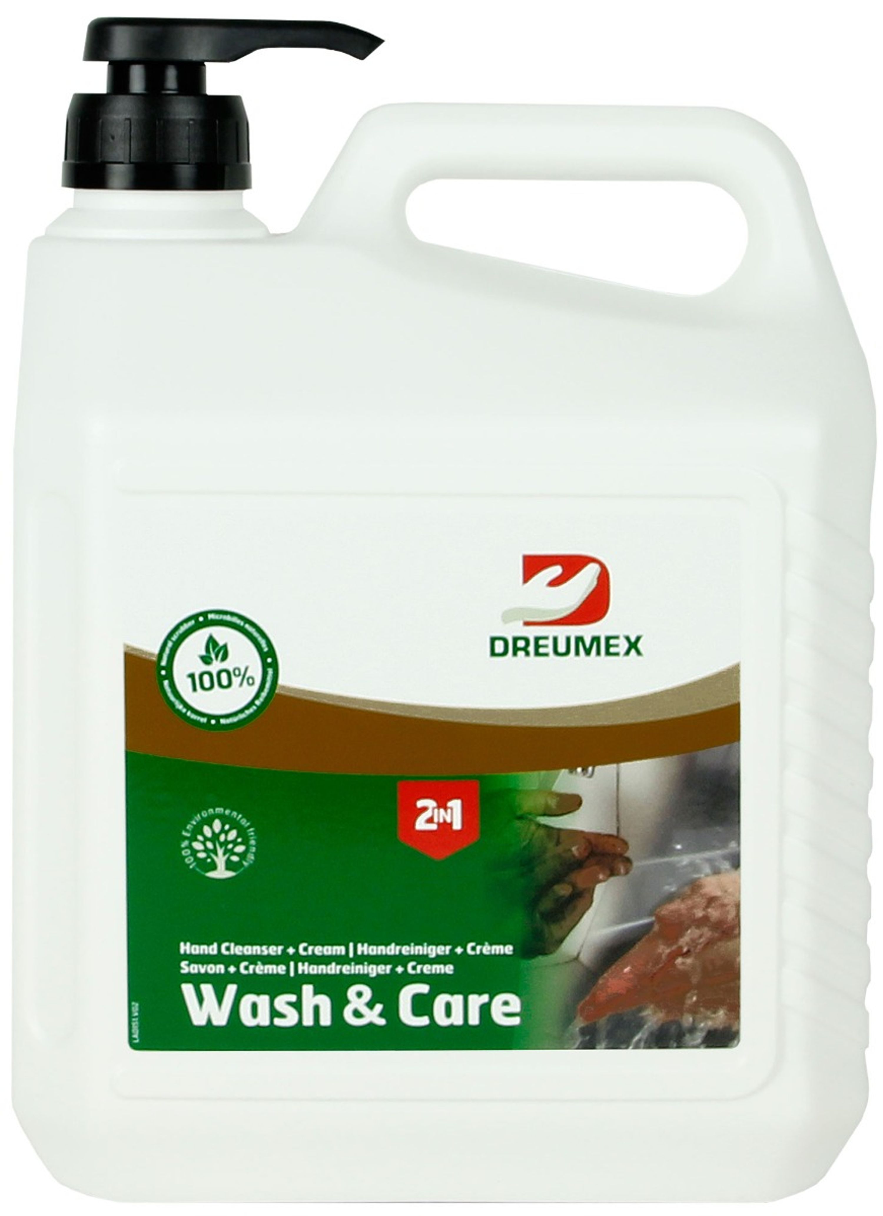 Acheter Savon et crème de soin pour les mains avec pompe Dreumex Wash ...