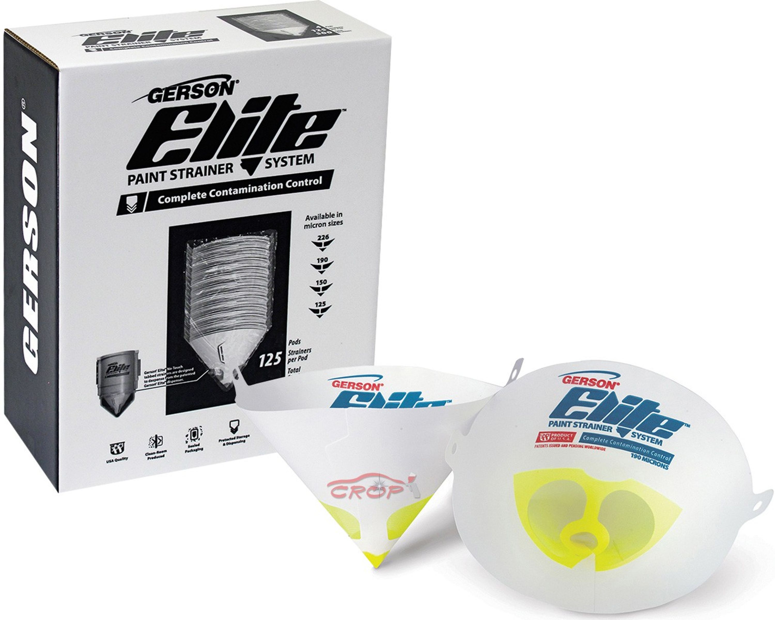 Buy GERSON Elite Fine Nylon Paint Strainers with Yellow Filtertip - 190 ...