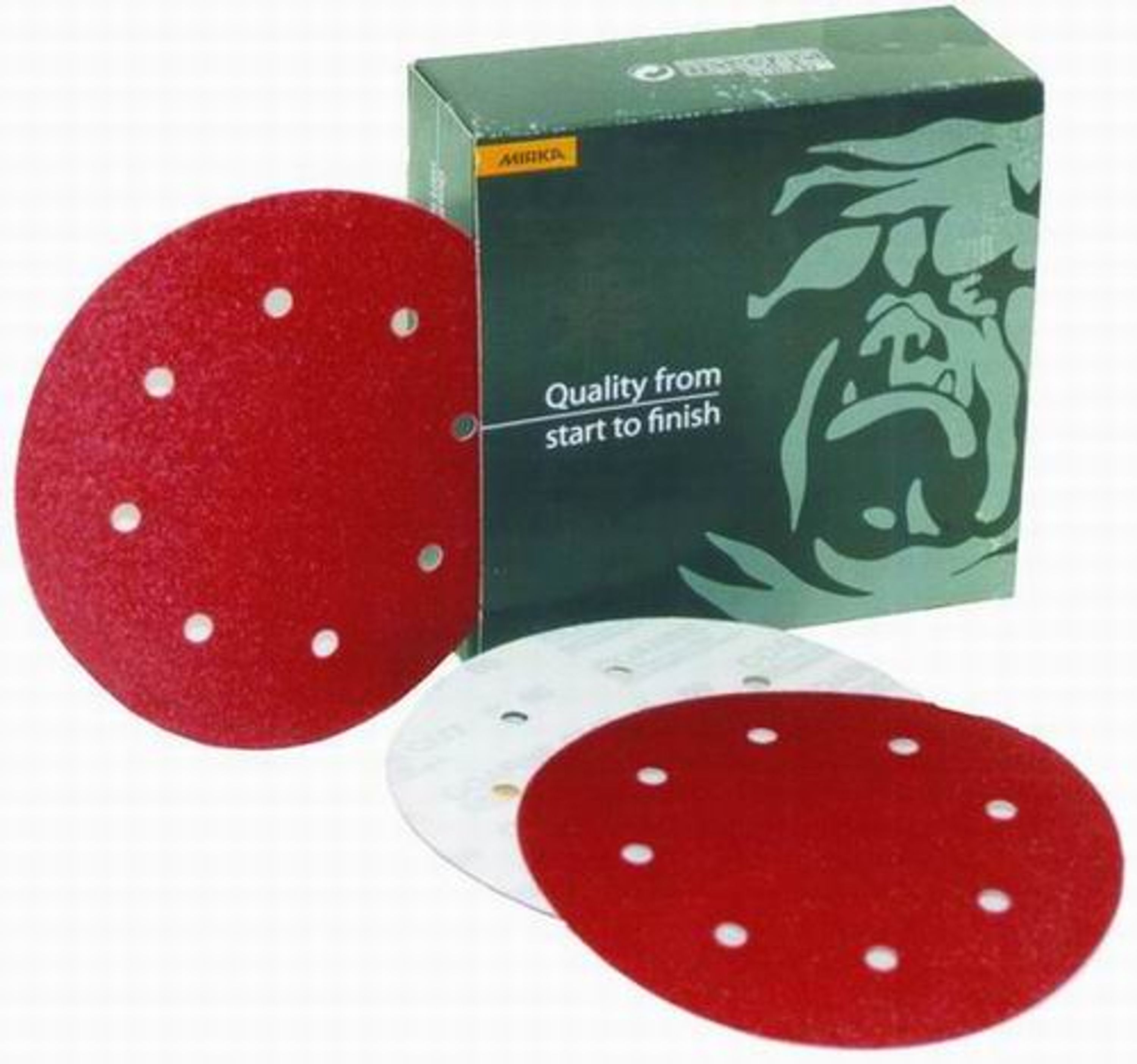 Buy MIRKA Coarse Cut Sanding Discs 200mm - 8 holes? - CROP
