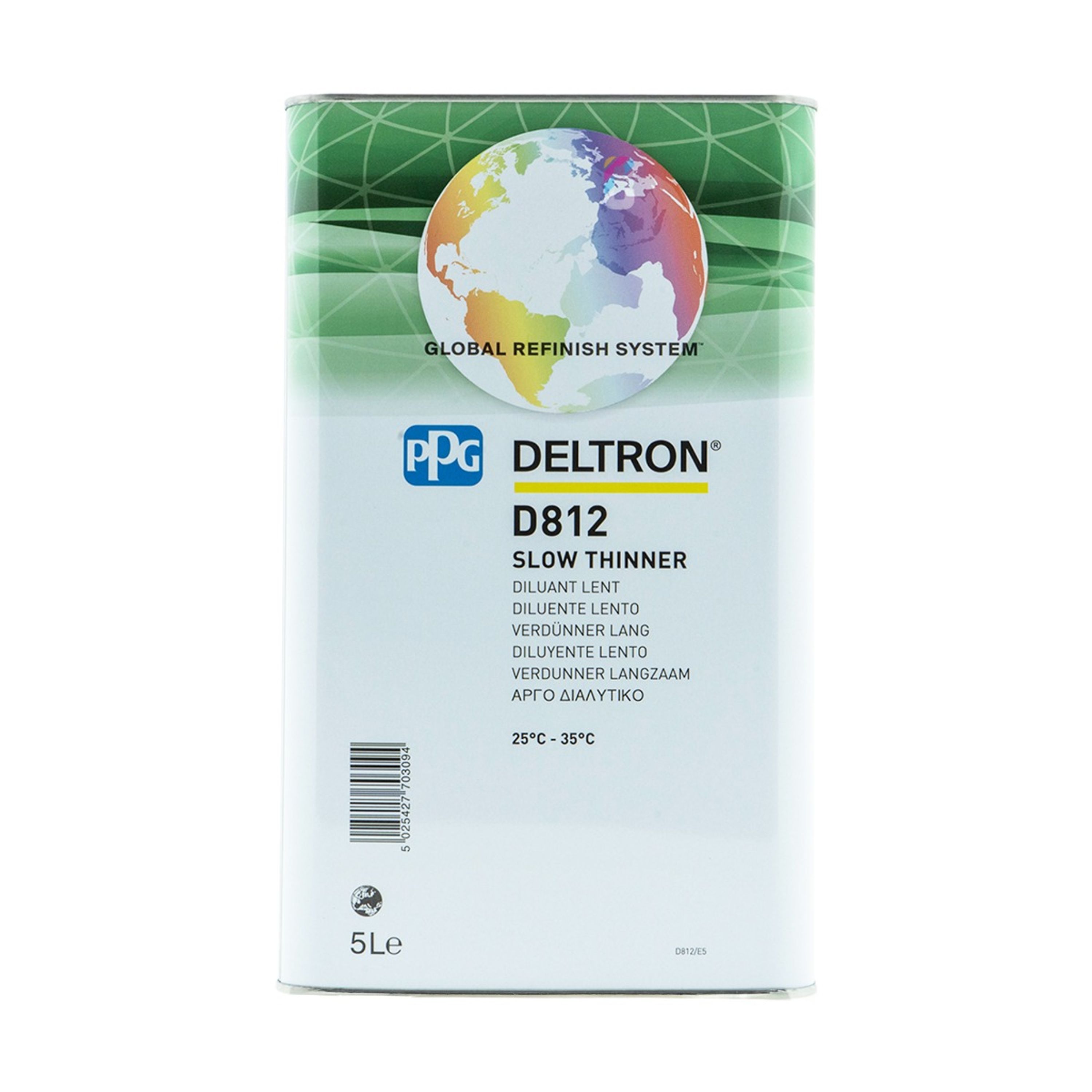 ¿Comprar PPG D812 Disolvente de secado lento 5 litros? - CROP