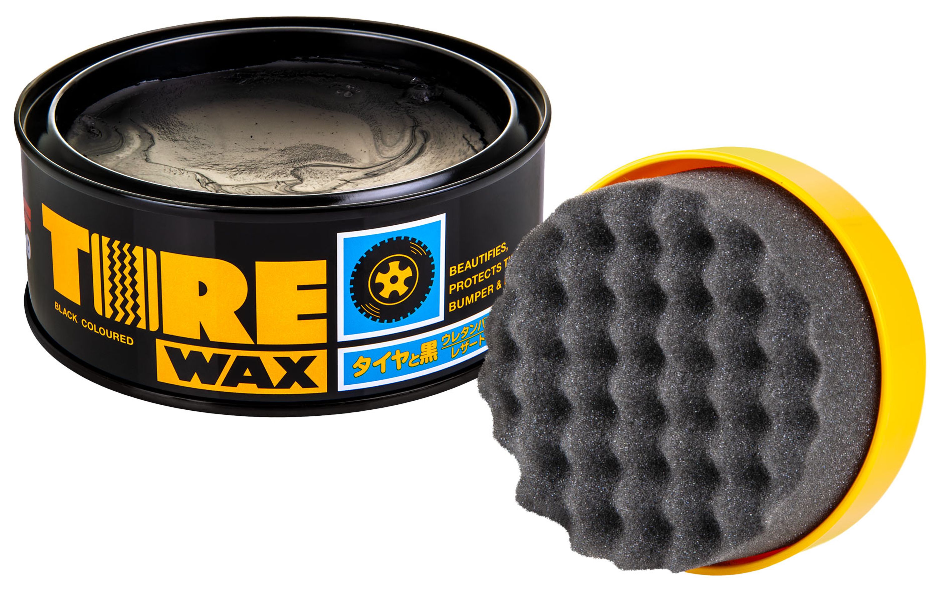 Soft99 Tire Black Wax + Applicator Pad 170 gram Kopen? - CROP