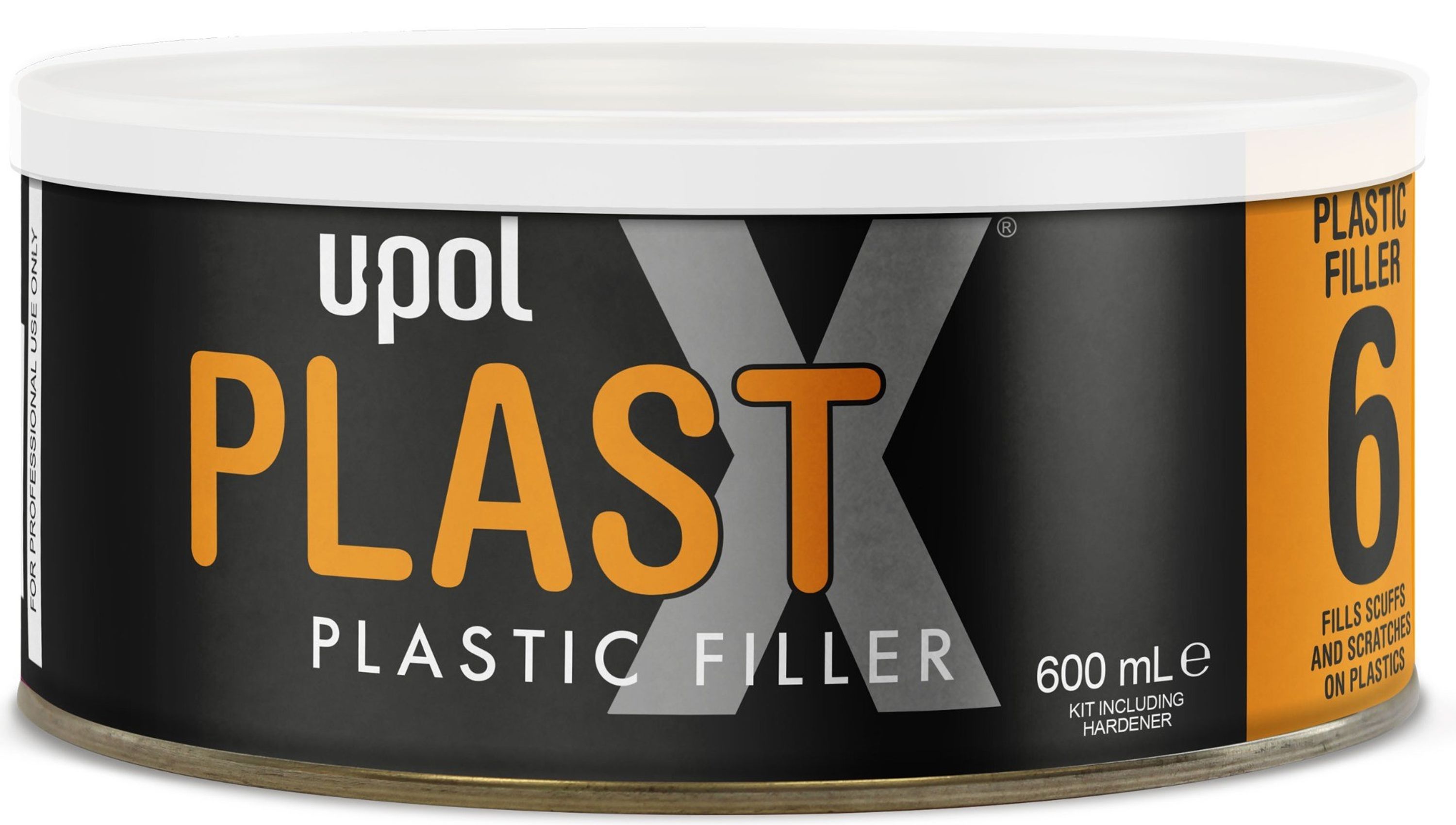 Buy U-POL PLAST-X 2K Plastic Putty BLACK 600ml? - CROP