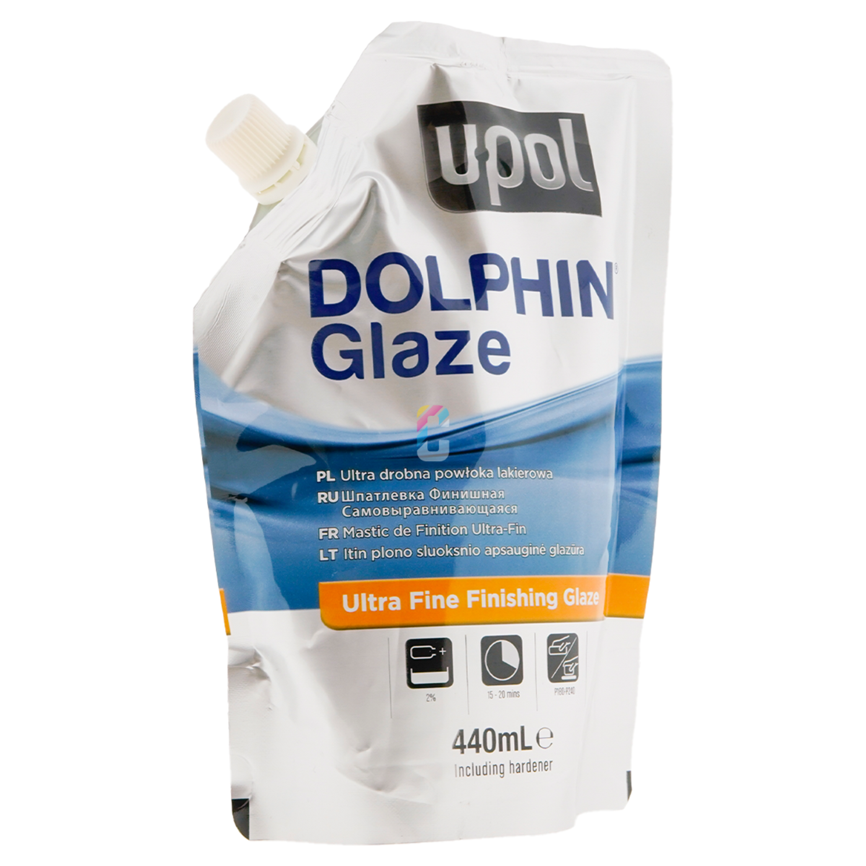 Buy U-POL DOLPHIN Glaze 2K Finishing Putty 440ml + Hardener? - CROP