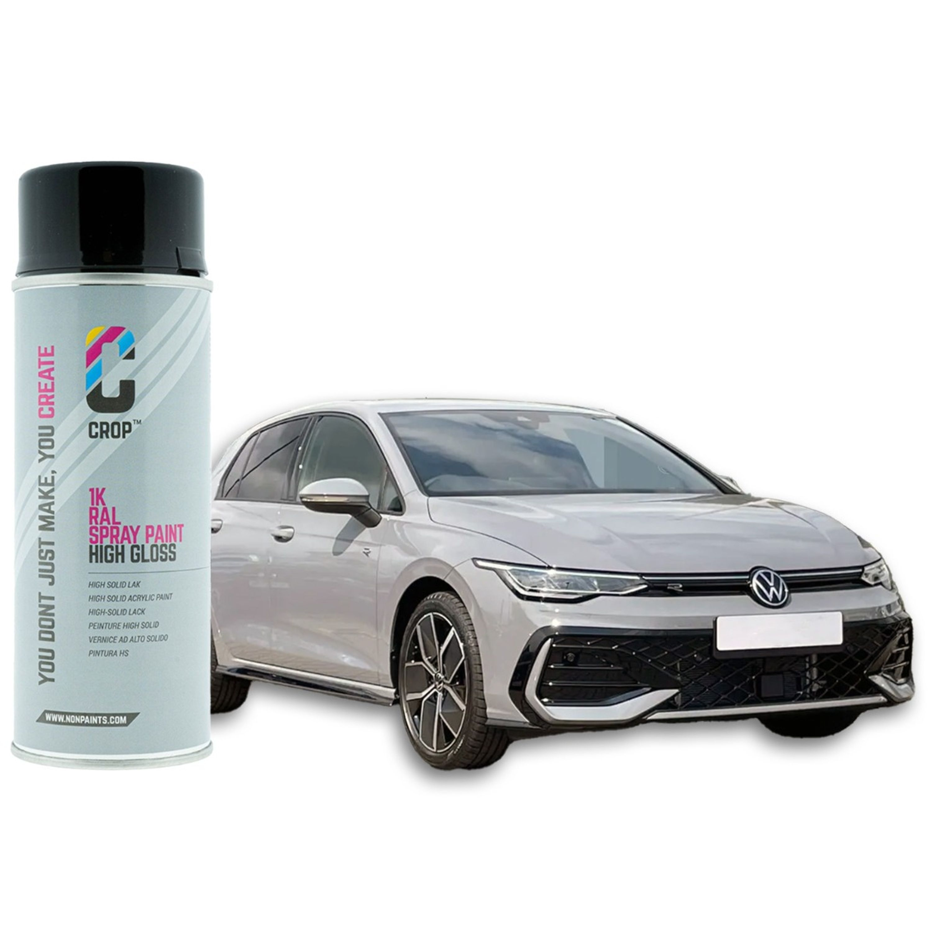 Buy CROP Volkswagen A7C Moonstone Grey Car Paint Aerosol 400ml? - CROP