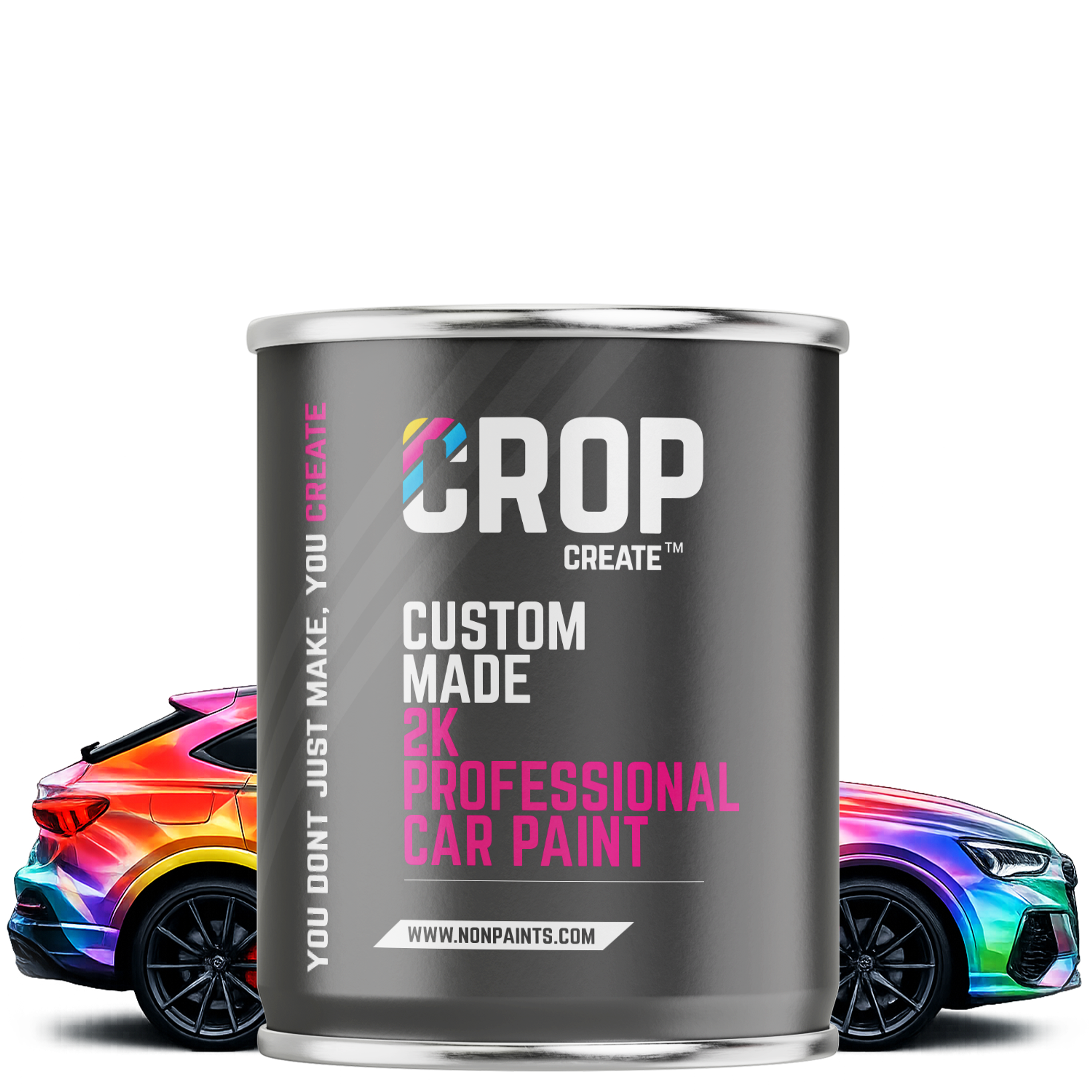 CROP 2K Autolak in Blik op Kleur - Hoogglans - 500ml Kopen? - CROP
