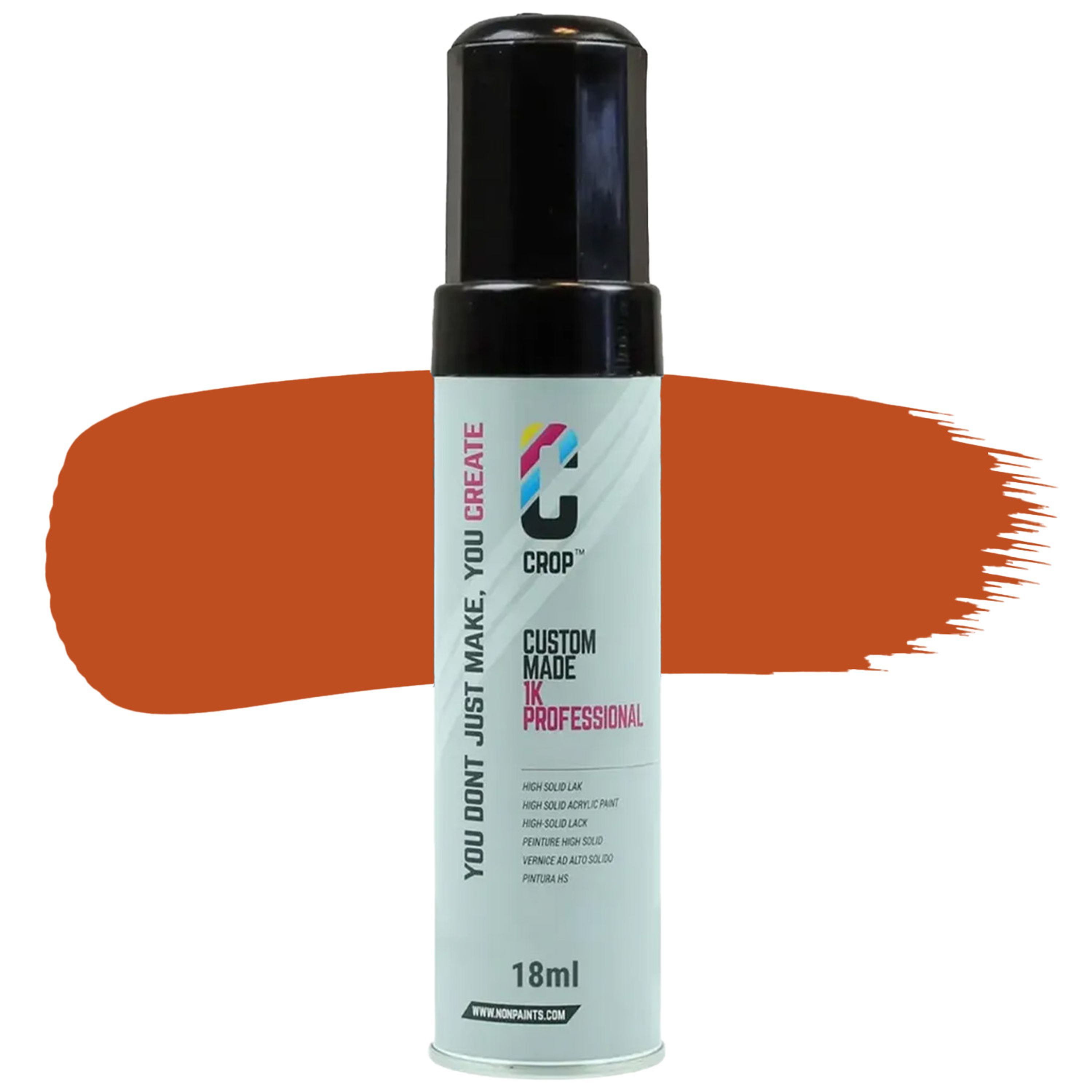 Köper du CROP Lackpenna Rödorange RAL 2001 Högblank – 18 ml? - CROP