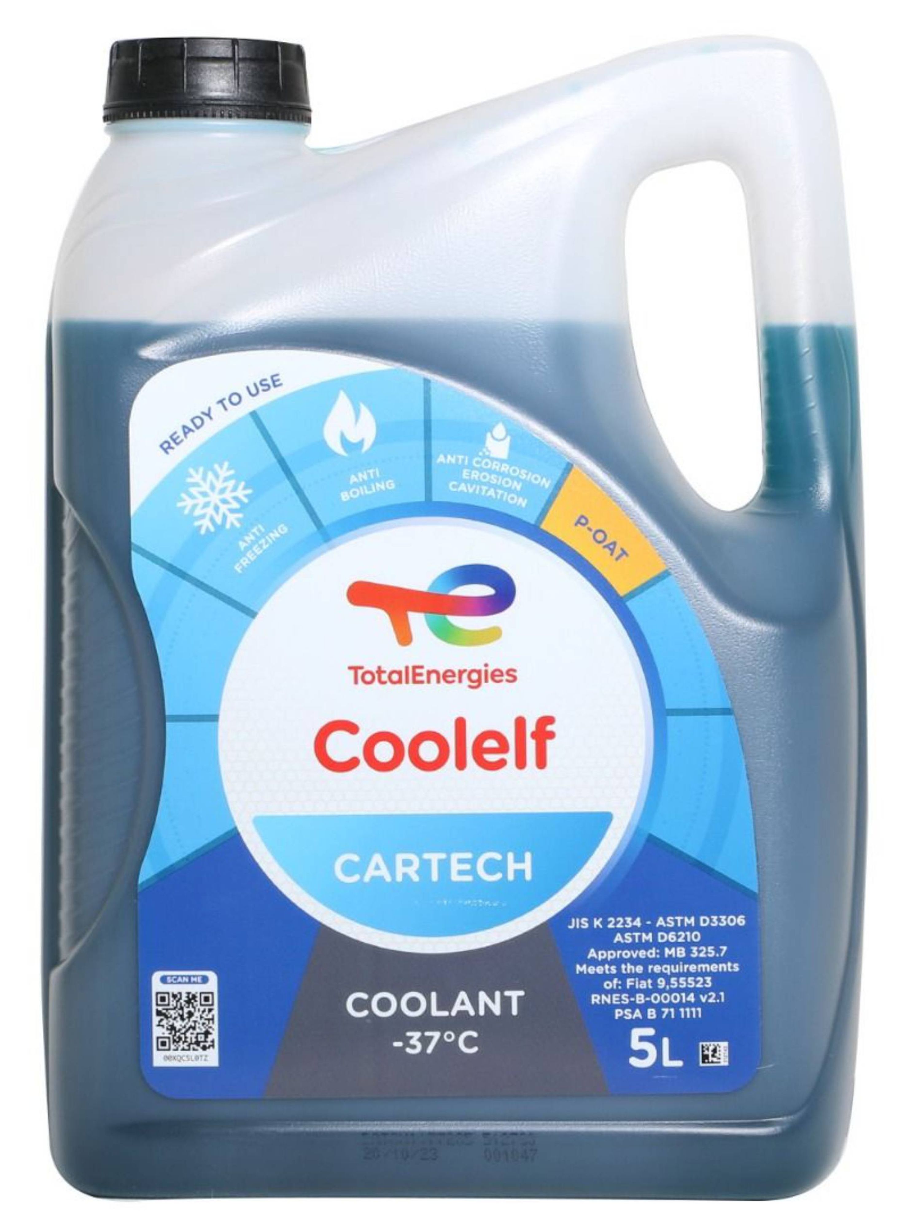 Total Coolelf Cartech -37°C G12 Kühlmittel 5 Liter Kaufen? - CROP